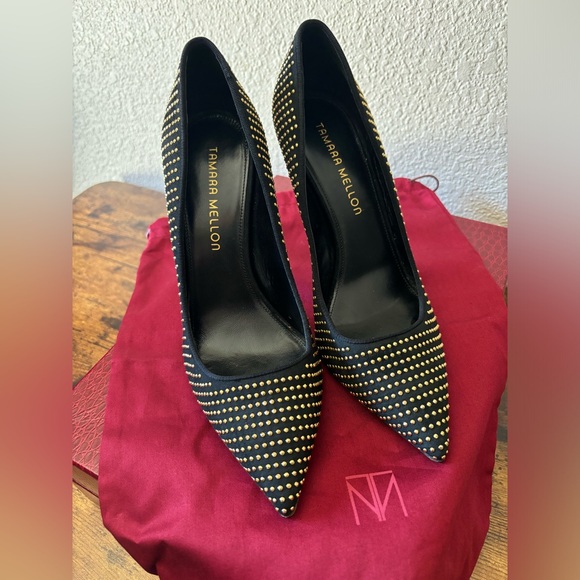 Tamara Mellon | Shoes | Tamara Mellon Womens 37 Passionate Pumps Black ...